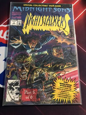 Nightstalkers #1 Comic Book 1992 New Polybag Direct Marvel Blade | eBay
