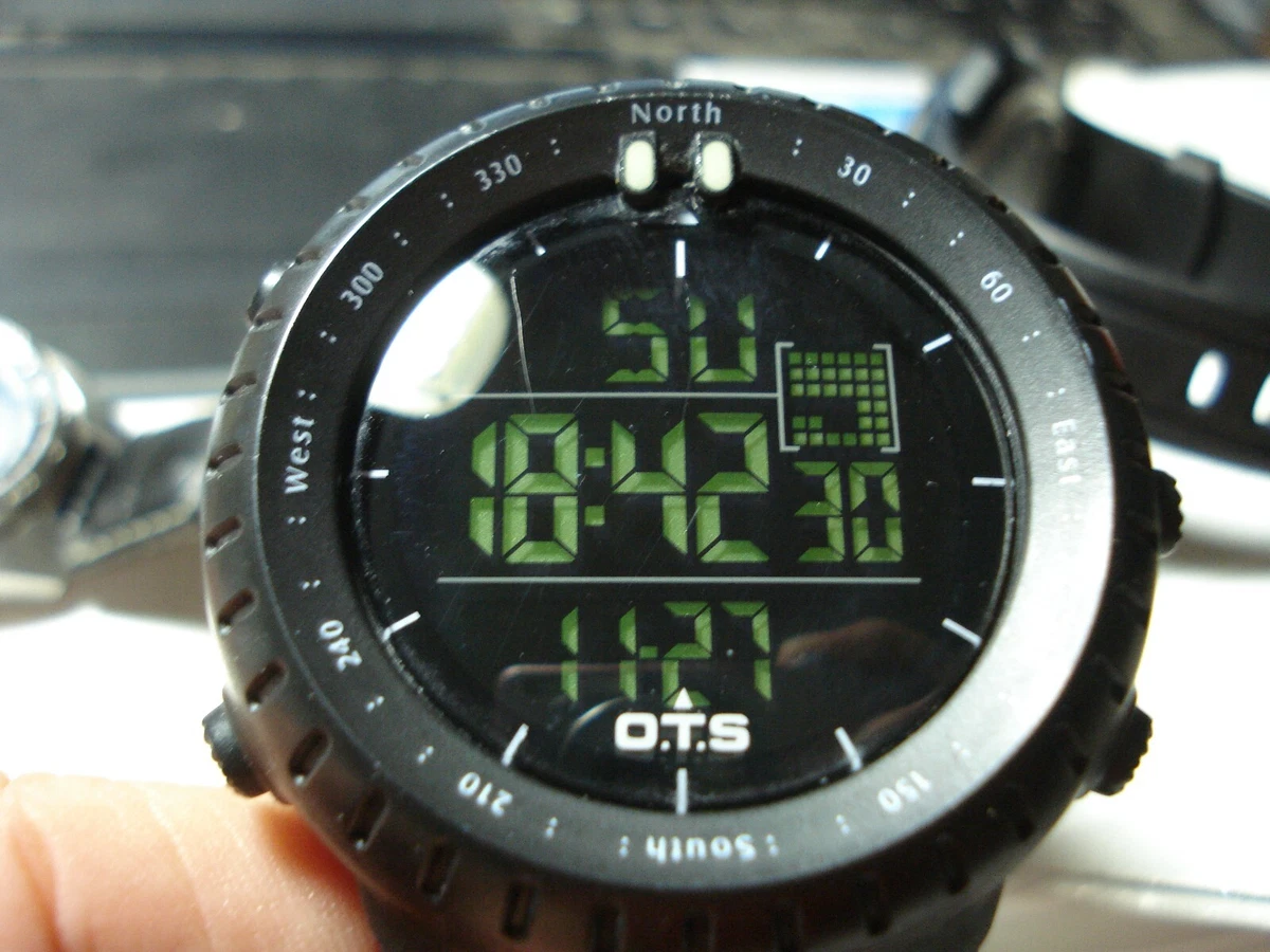 Tactical Watch With Compass