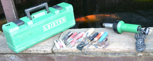 LEISTER TRIAC CORDED 230V HOT AIR WELDER HEAT GUN, ACCESSORIES & CARRY ...