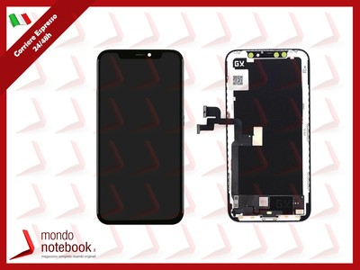 DISPLAY LCD OLED APPLE IPHONE XS SCHERMO TOUCH SCREEN SCHERMO VETRO GX ...