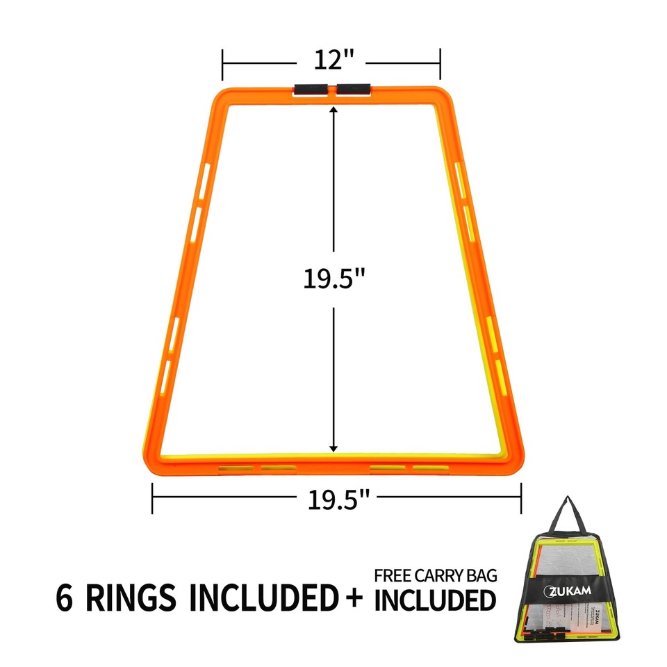 Trapezoid Agility Rings for Speed Training & Agility Footwork Training ...