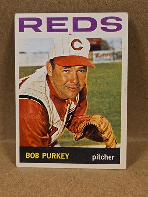 1964 Topps Baseball #480 Bob Purkey Pitcher Cincinnati Reds VG-EX | eBay