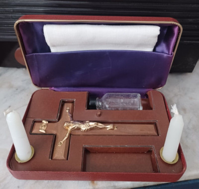 vintage traveling mass kit/last rites set | eBay