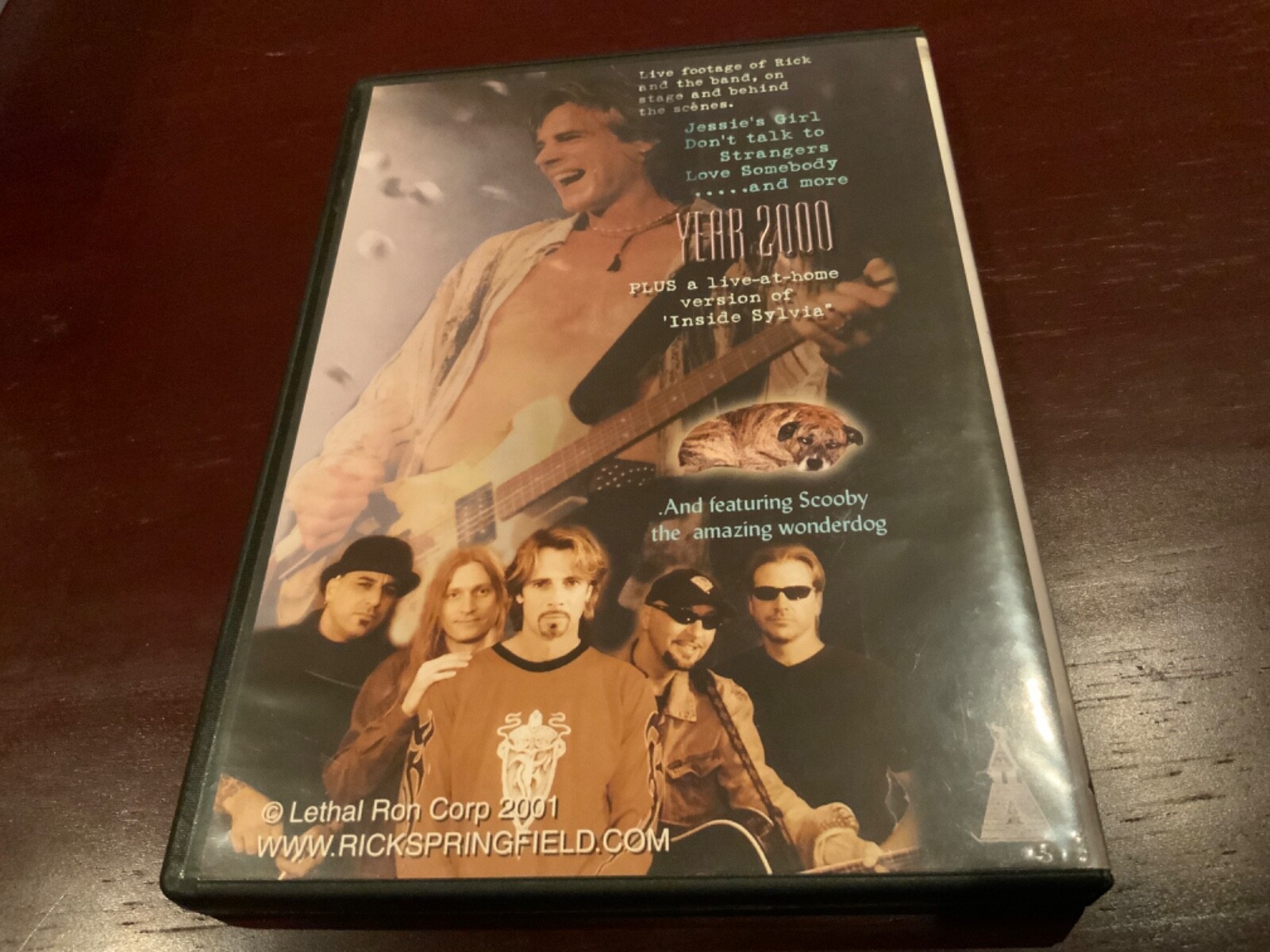 DVD Rick Springfield Alive Autographed/Signed Live 2000 Fan Club Zoot ...
