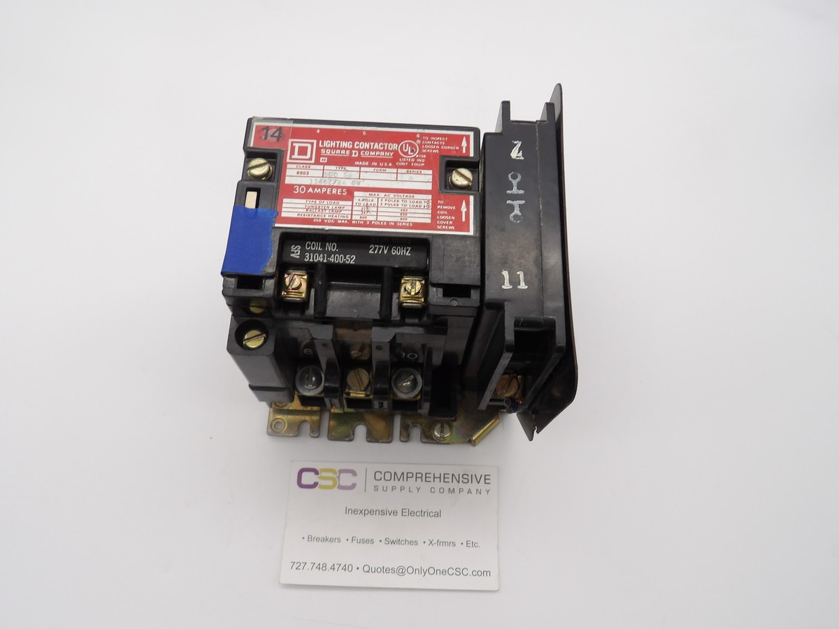 6 Pole Lighting Contactor 277v Coil | Shelly Lighting