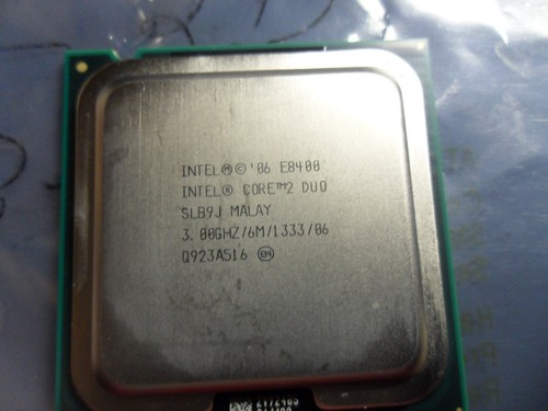 Intel Core 2 Duo CPU with Fan E8400 3.0Ghz / 6M / 1333 SLB9J | eBay