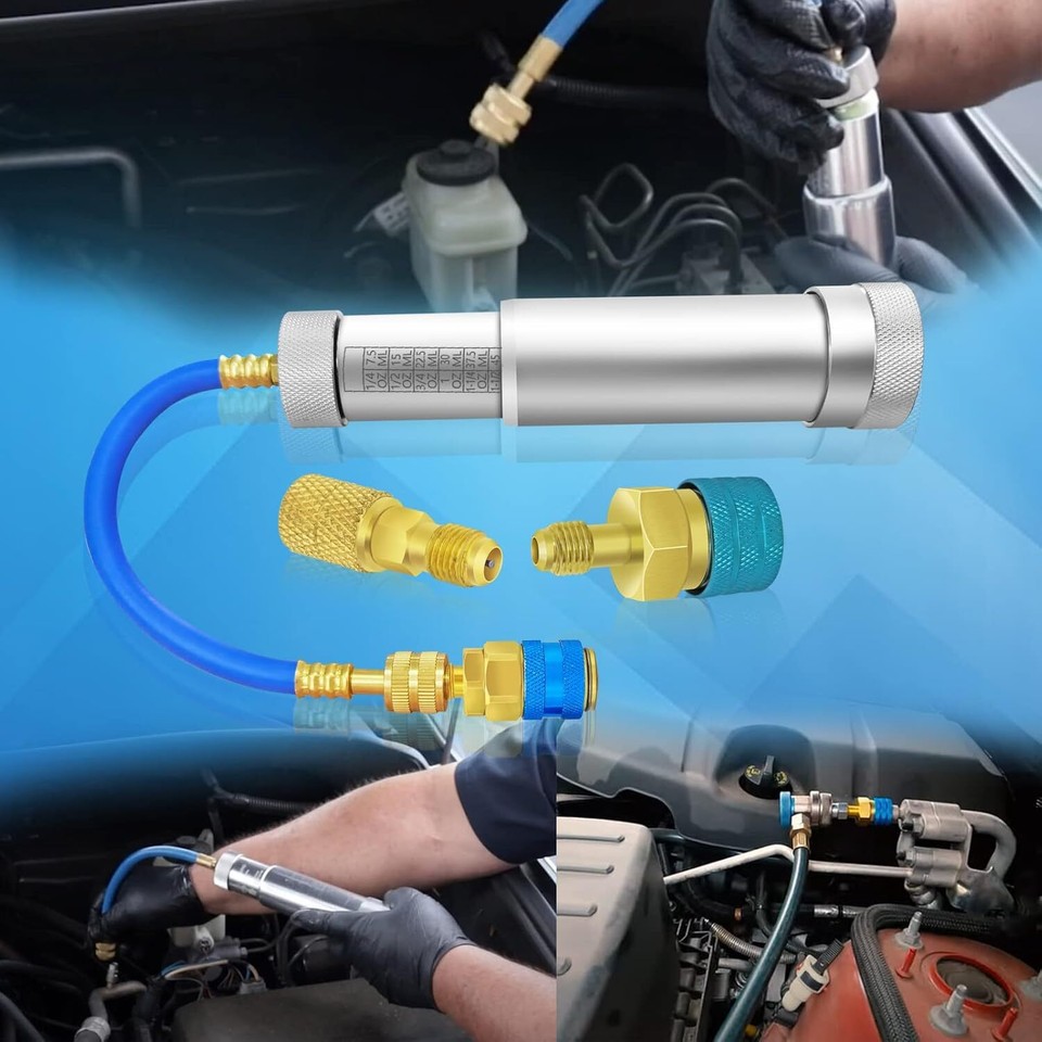 HVAC Dye Oil Injector with R134A Snap Quick Coupler。 | eBay