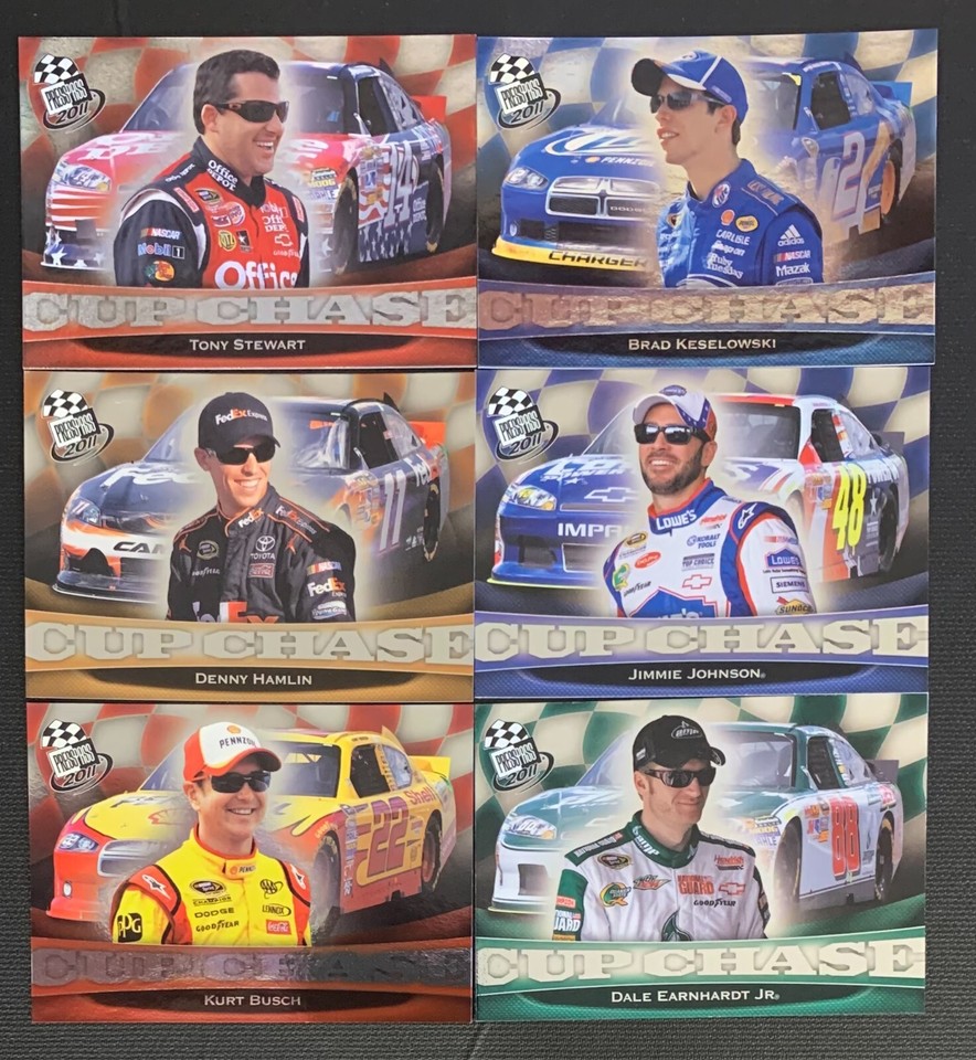 2011 Press Pass NASCAR - Cup Chase Insert Set - 12 Cards - NASCAR ...