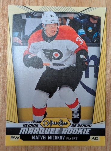 2024 25 O Pee Chee Yellow #547 Matvei Michkov Marquee Rookie | eBay