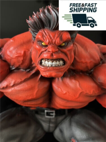 Red Hulk Resin Statue 1/4 Scale Painted Model In Stock Custom-made ...
