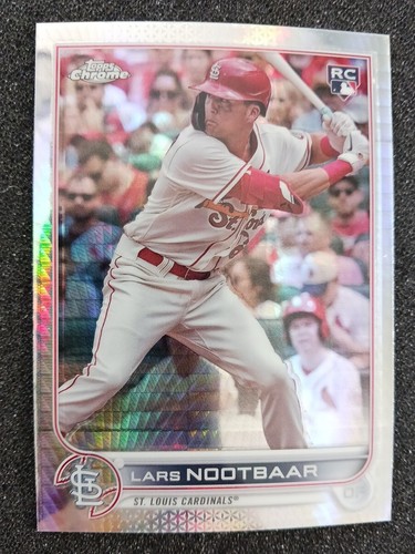 2022 Topps Chrome Lars Nootbar RC Rookie Prism Refractor Parallel #19 ...