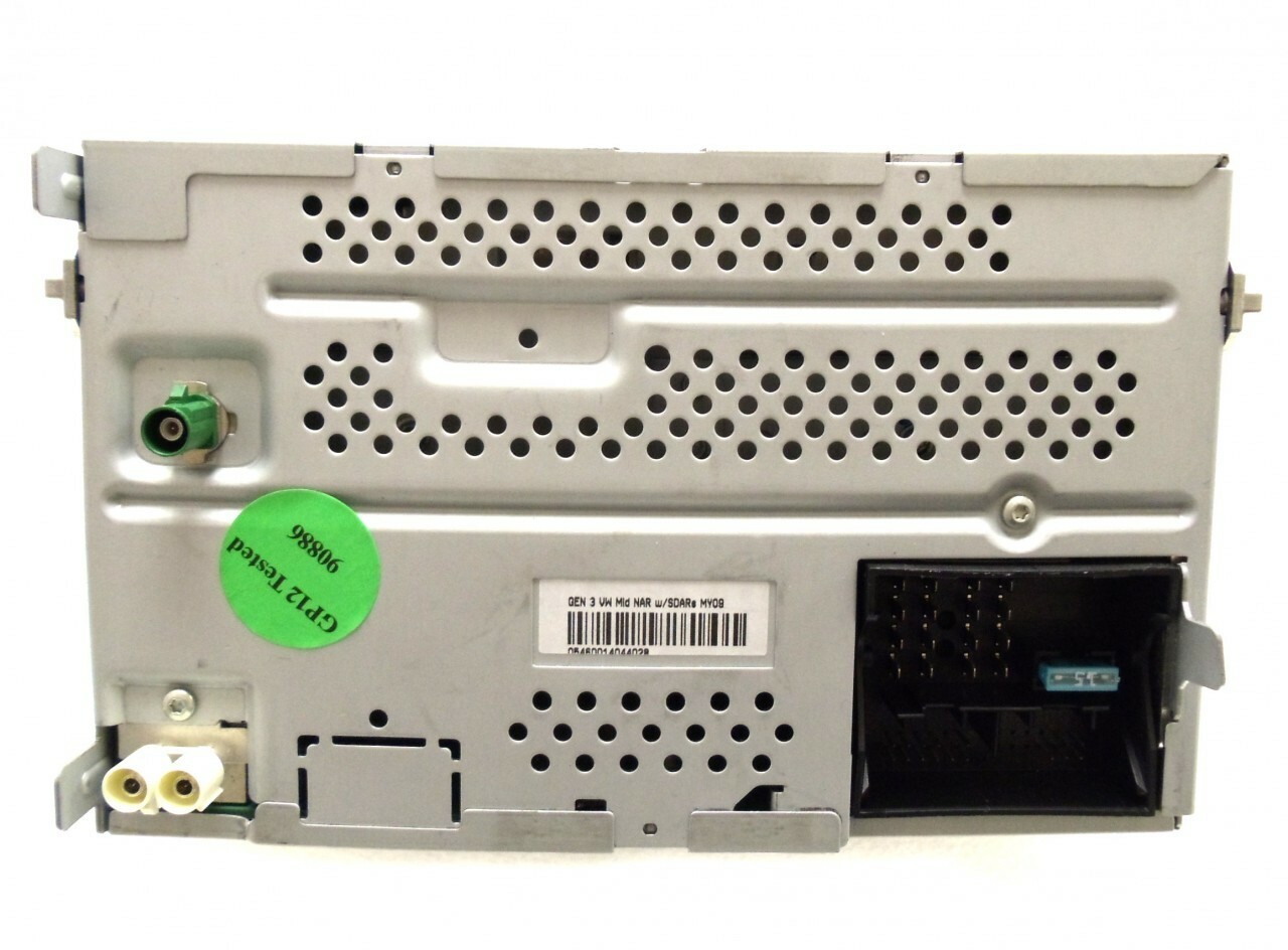 VW Volkswagen RCD-510 Radio Stereo 6 Disc Changer MP3 CD Player Touch ...