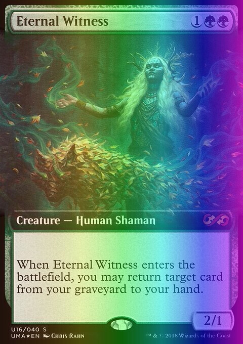 MTG Magic the Gathering Eternal Witness (U16/40) Ultimate Box Topper NM ...