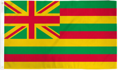 Hawaiian Heritage Flag 3x5ft Hawaii State Banner Flag Kanaka Maoli ...
