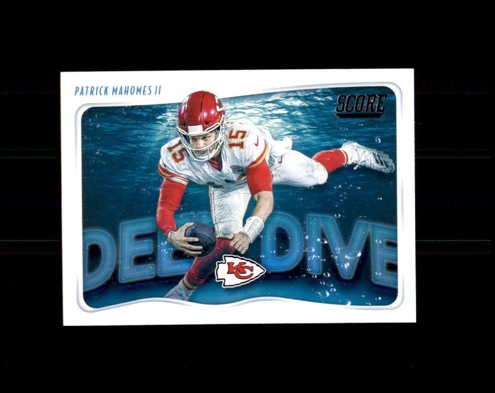 2020 Score - Deep Dive Patrick Mahomes II #DD-PM Red for sale online | eBay