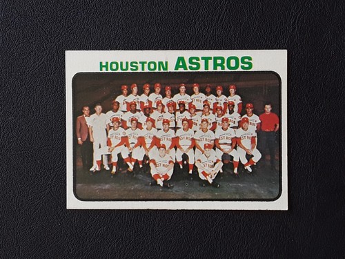 1973 Topps Houston Astros Team Photo Baseball Card. #158 Astros Team ...