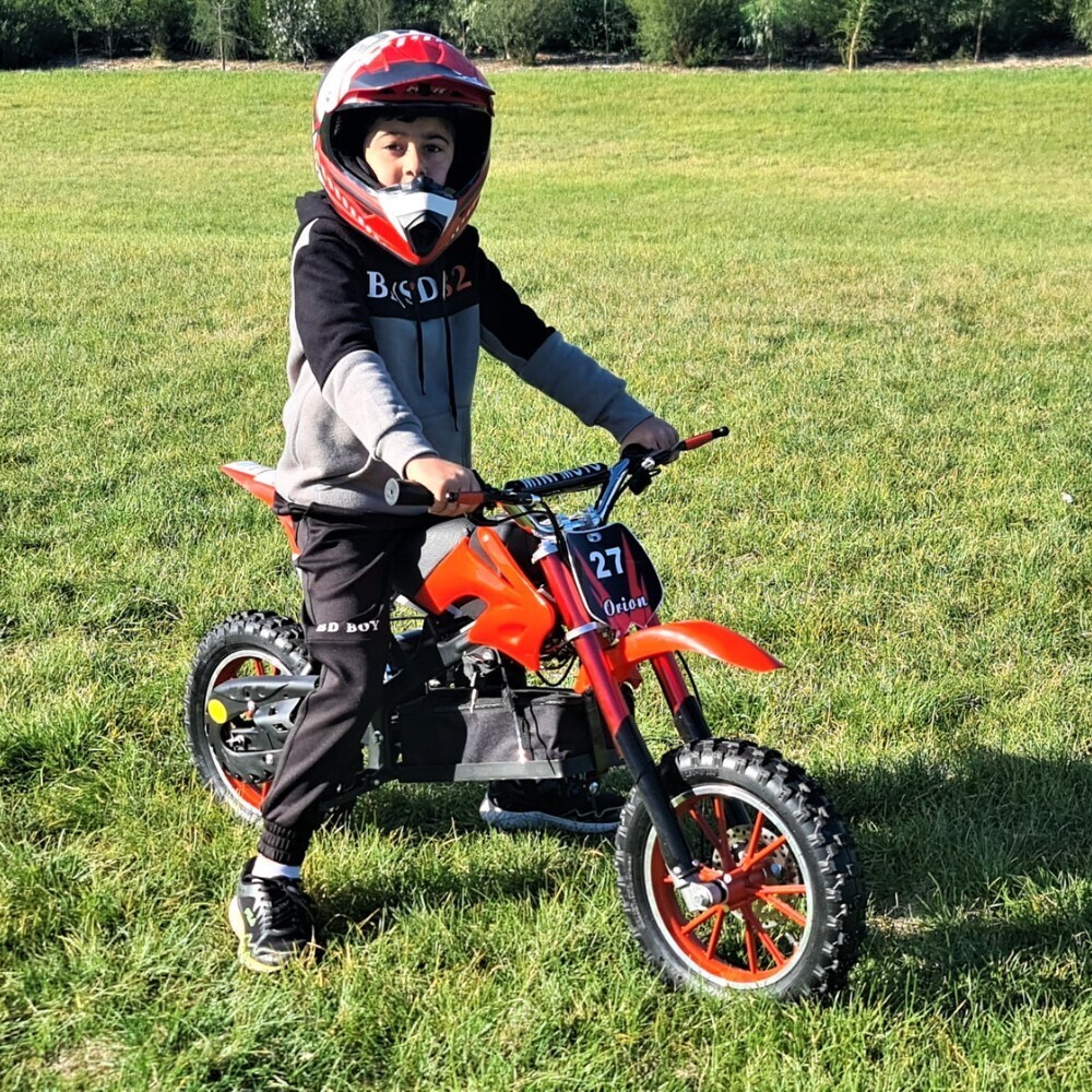Blue Mini 36V Electric Dirt Bike For Kids Ride On Bike 800 Watt ...