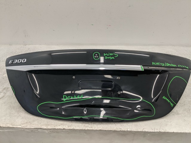 MERCEDES E300 Trunk Lid DECKLID 17 18 19 20 OEM 2137503400 for sale ...