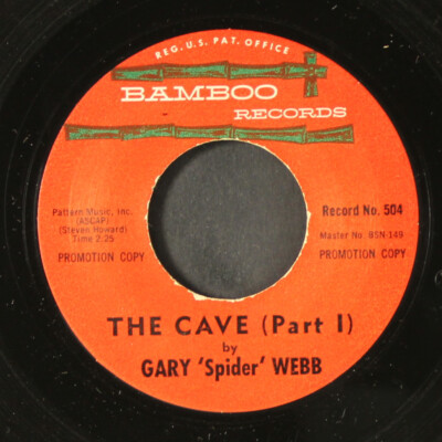 GARY 'SPIDER' WEBB: the cave / part 2 BAMBOO 7" Single 45 RPM | eBay
