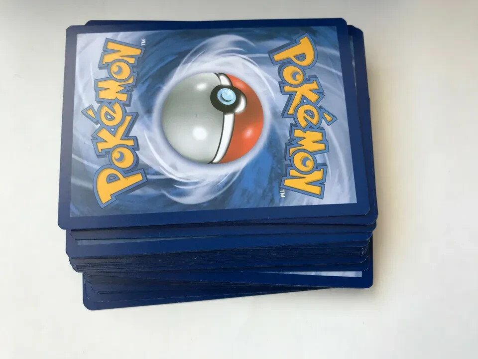 Pokemon 50 Card Lot GUARANTEE 3 V/GX/EX/MEGA/FULL ART +5 Reverse/Holo ...