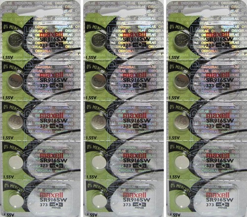 373 Battery Replacement Watch Battery Equivalent Maxell x 15 | eBay