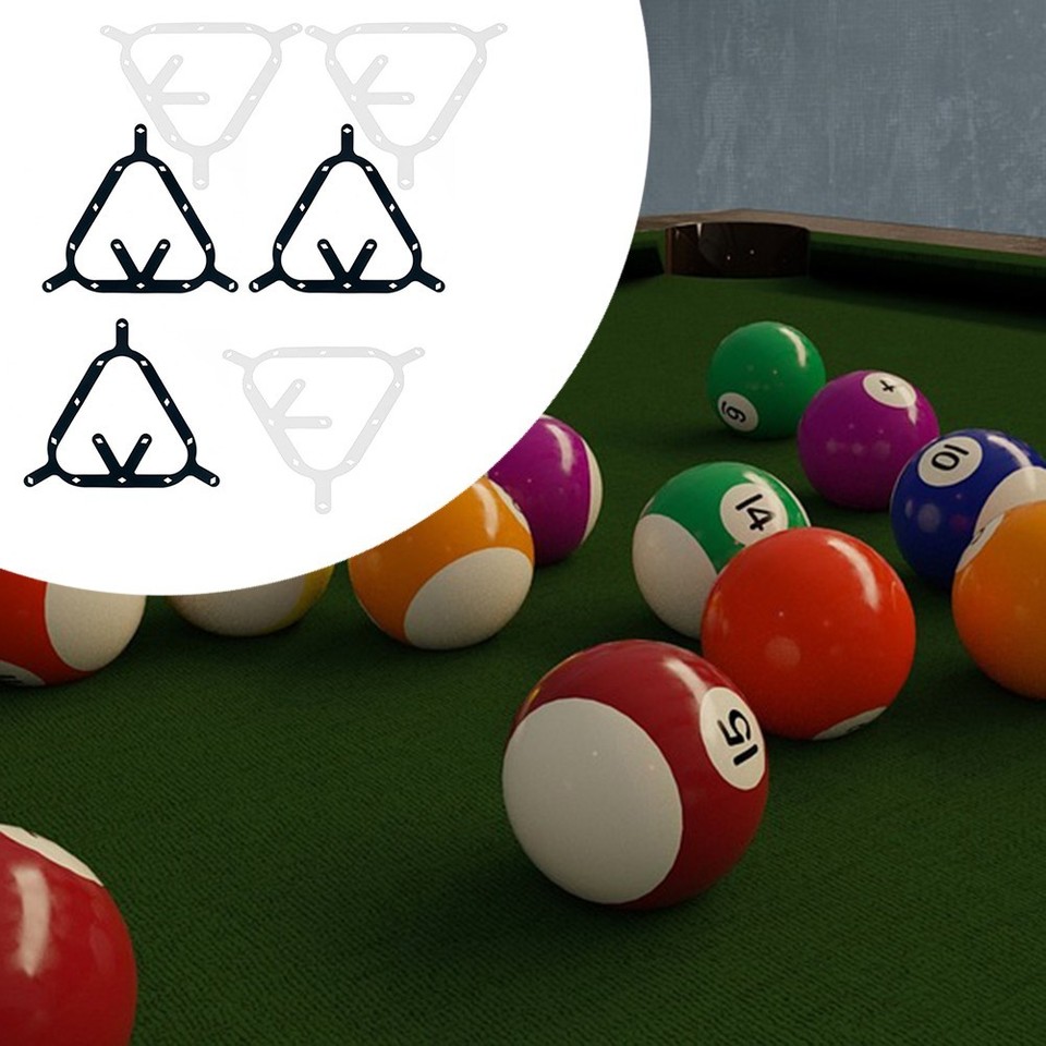 6Pcs Pool Table Billiard Pendulum Stickers Lightweight Positioning Set ...