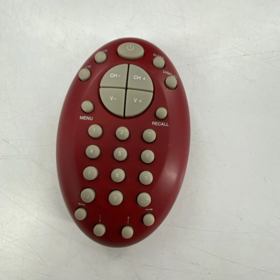 Memorex MSP-TV1300 Red Sphere Ball 13" CRT TV Retro WORKING Videoball W ...