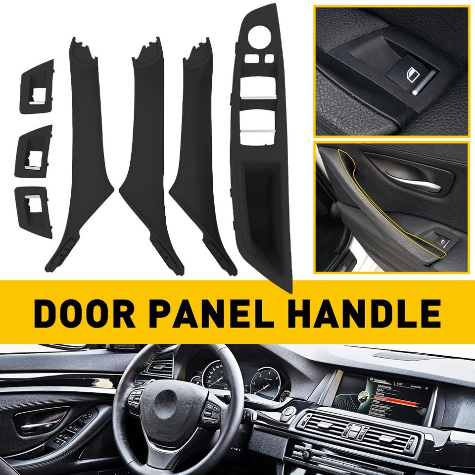 Door Switch Panel Pull Handle Trim Inner For BMW 2010-16 Series 5 535d ...