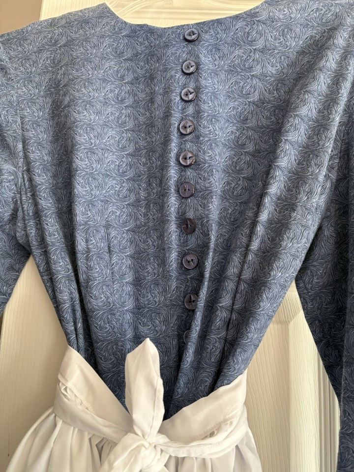 Prairie Dress, Apron & Bonnet, Homemade, Costume, Docent Museum ...