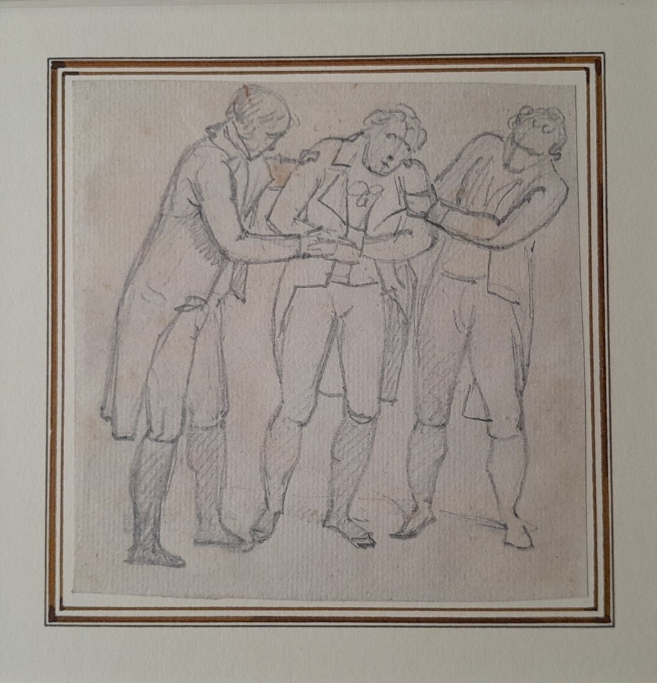 Samuel Woodforde Original Sketches General Fraser Wounded 1777 ...
