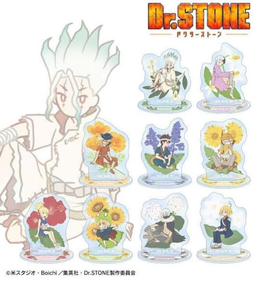 Dr STONE Botania Mini Acrylic Stand Trading Figure Japan Exclusive ...