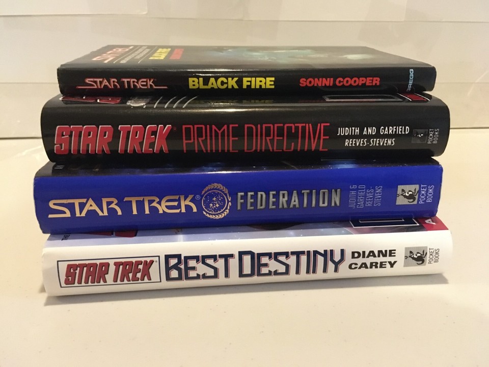 Star Trek: The Original Series Lot of 4 Hardcovers Federation Prime ...