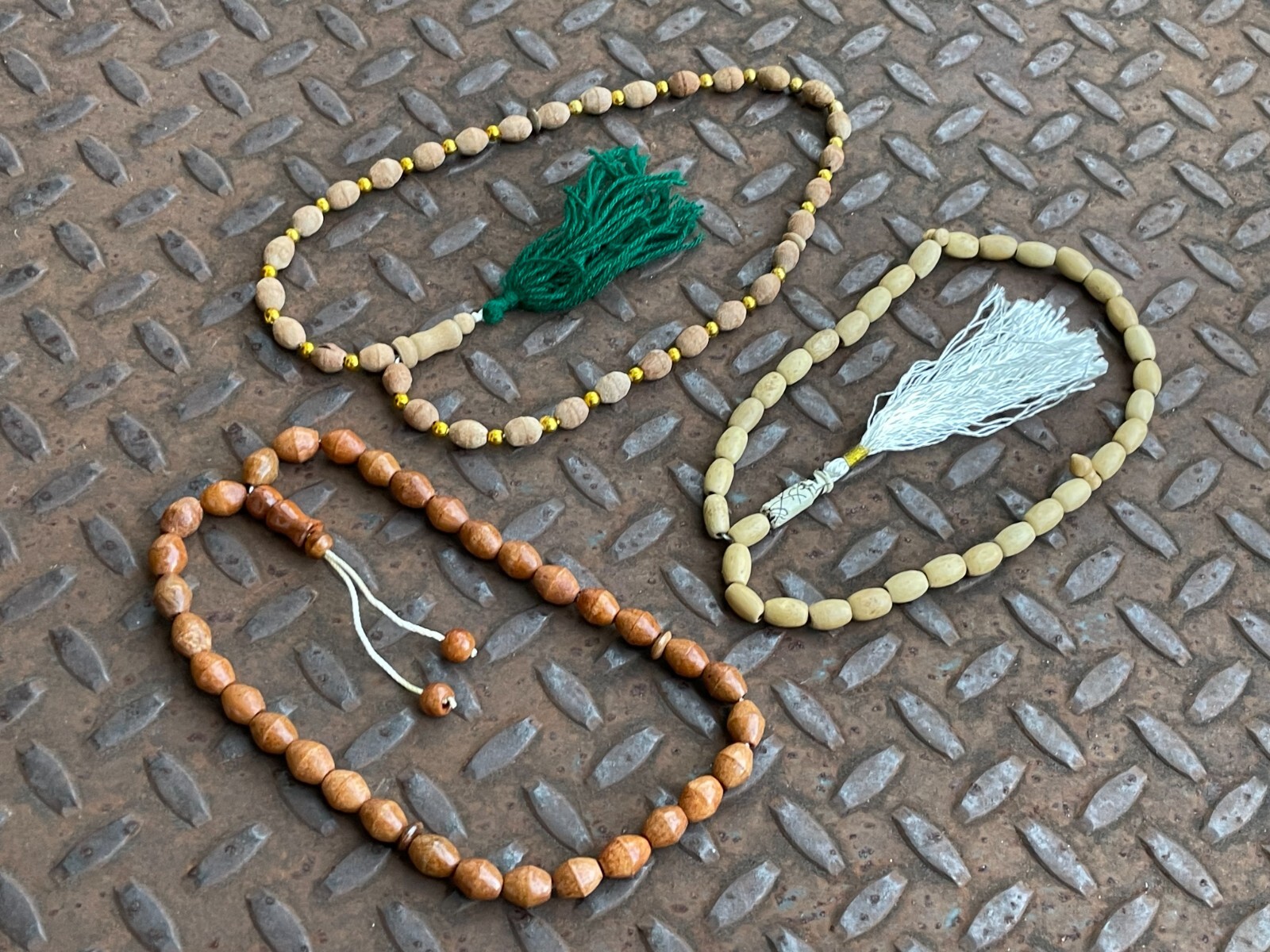 Tasbeeh Lot of 3 Prayer Beads Muslim Tasbeh Real Wood Handmade Beads | eBay