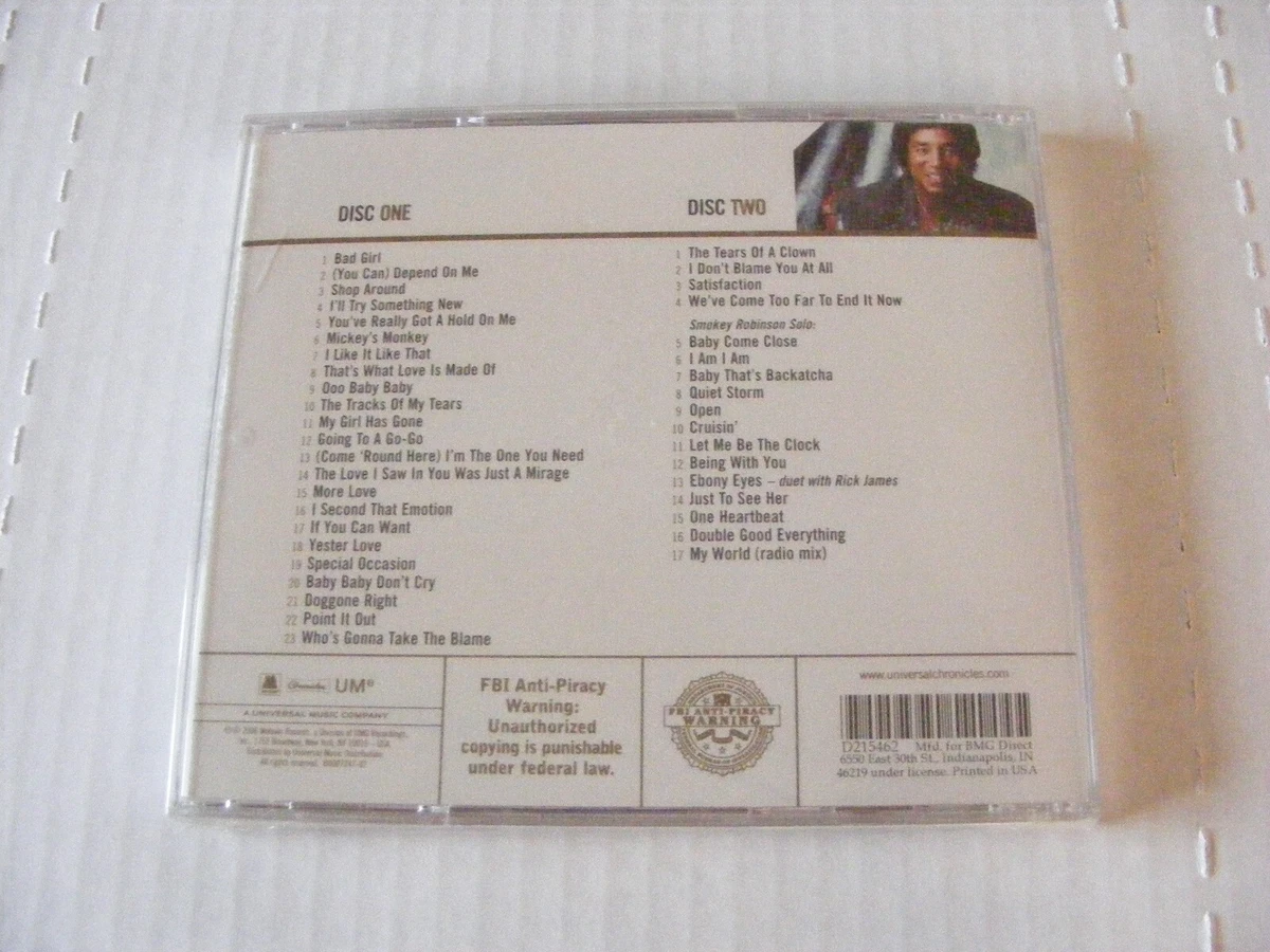 Smokey Robinson And The Miracles Gold