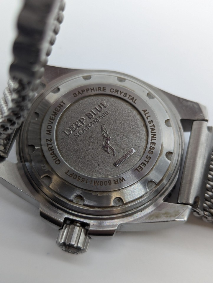 DEEP BLUE SEA RAM 500 Stainless steel wristwatch | eBay