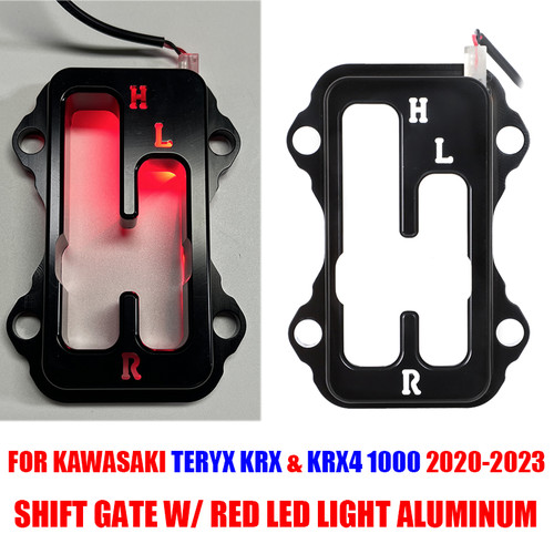 For Kawasaki Teryx KRX & KRX4 1000 2020-23 Shift Gate W/ Red Led Light ...