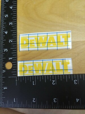2 DeWalt Sticker Vinyl Decal Car Truck Window Toolbox Tool 2.5'' x 0.6 ...