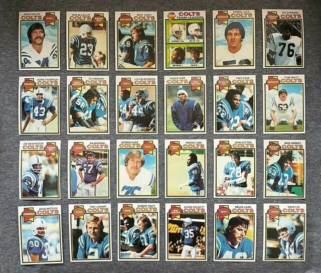 1979 Topps Baltimore Colts Team Set {All 24 Cards} *NM/MT-NM* *PACK ...