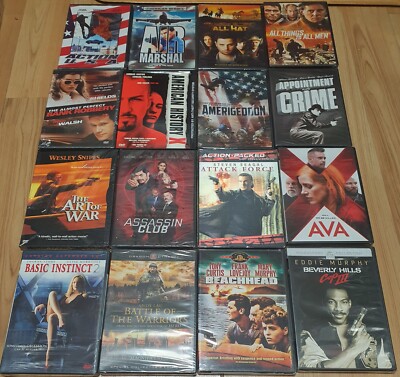 UPDATED Sealed New $3+ Action and Adventure DVDs - Buy More to Save | eBay