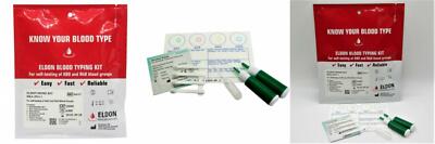 Blood Type Test Kit - 2 Tests - Eldoncard Home Testing Kits (Complete ...