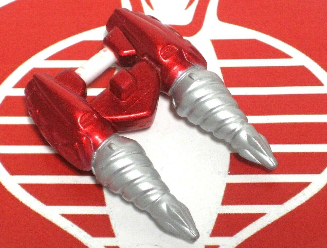 Power Rangers Operation Overdrive Weapon Wild Force Red Ranger Drill ...