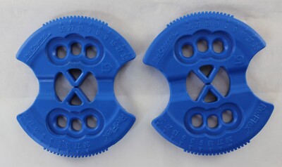New Set Burton Reflex Snowboard Bindings Mounting Discs Blue Channel | eBay