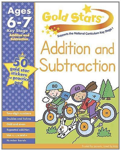 Gold Stars KS1 Addition and Subtraction Workbook Age 6-7 (Gold Stars ...