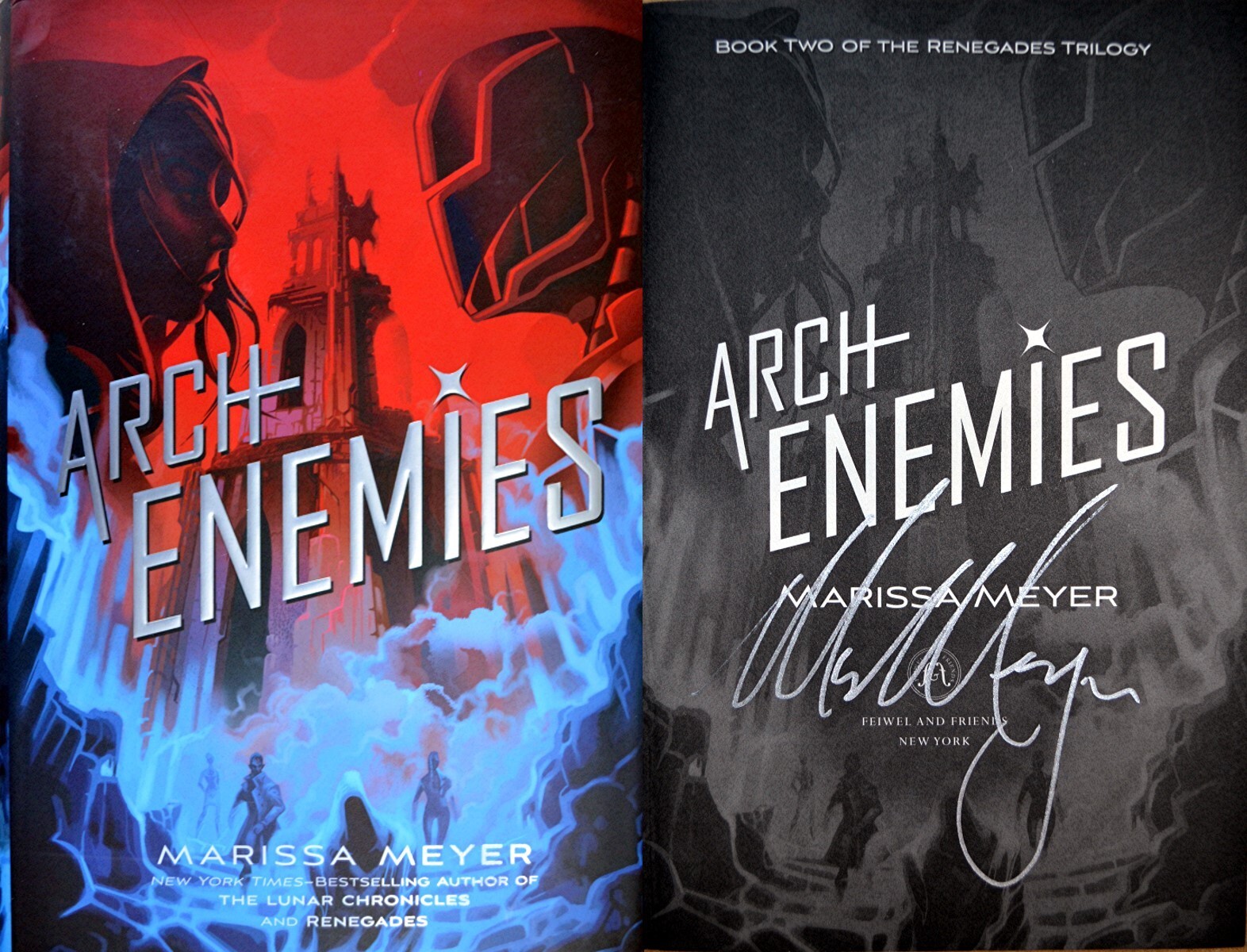 Marissa Meyer~SIGNED IN PERSON~Archenemies~1st/1st + Photos! Renegades ...