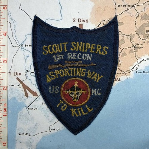 Patch , USMC , 1st recon , Scout Snipers , Vietnamw Patch | eBay