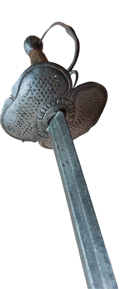 Walloon GERMAN CUP HILT RAPIER WITH RUNNING WOLF SOLINGEN BLADE I 1620 ...