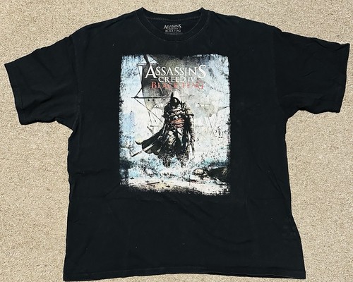 2013 Assassin’s Creed Black Flag T-Shirt Ubisoft Men’s 2XL Used All | eBay