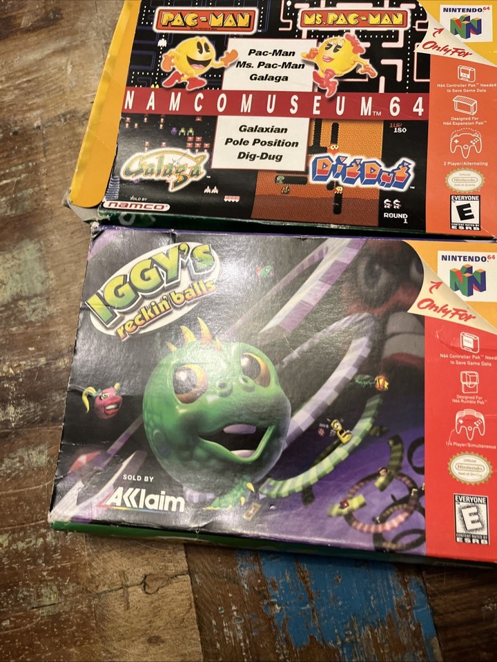 Nintendo N64 Consoles W/ 2 Controllers And 5 Boxes Games All Tested All ...