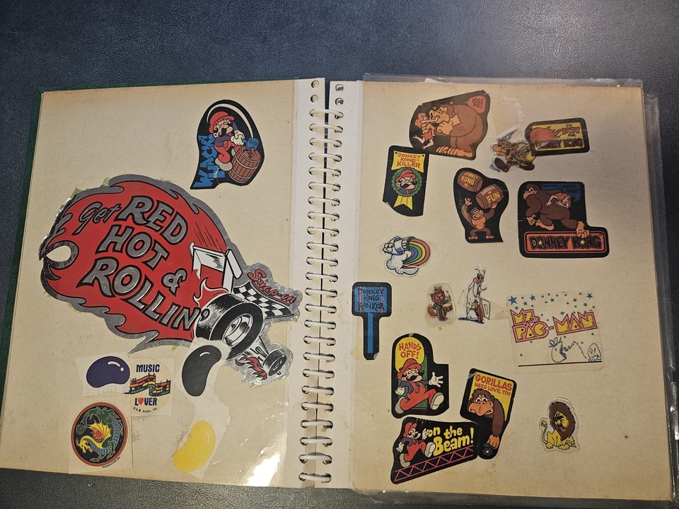 VTG 1980's Huge Sticker Collection Album Puffy Stickers Scratch N Sniff ...