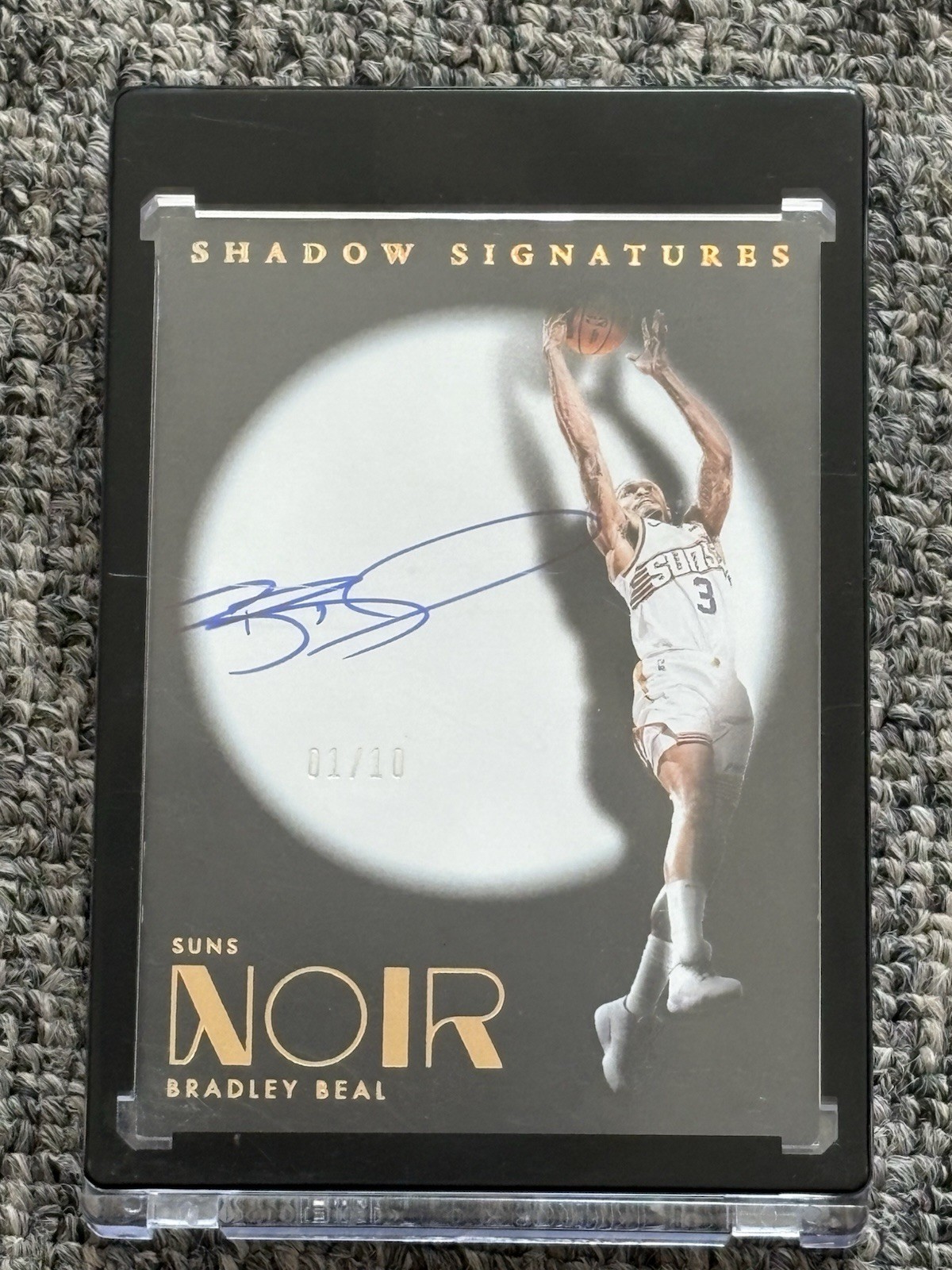 Bradley Beal 2024 Noir #7 NBA at Night Signatures - Holo Gold /10 Price ...